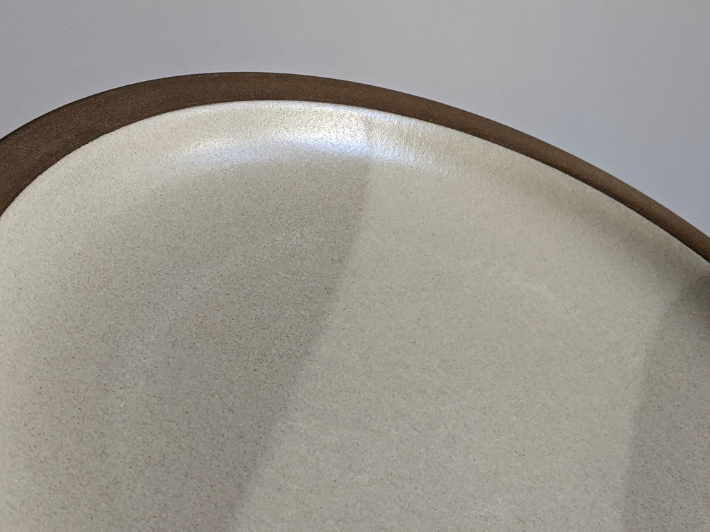 Vintage Heath Ceramics Rim Line Dinner Plate in Birch Glaze – Ud Form